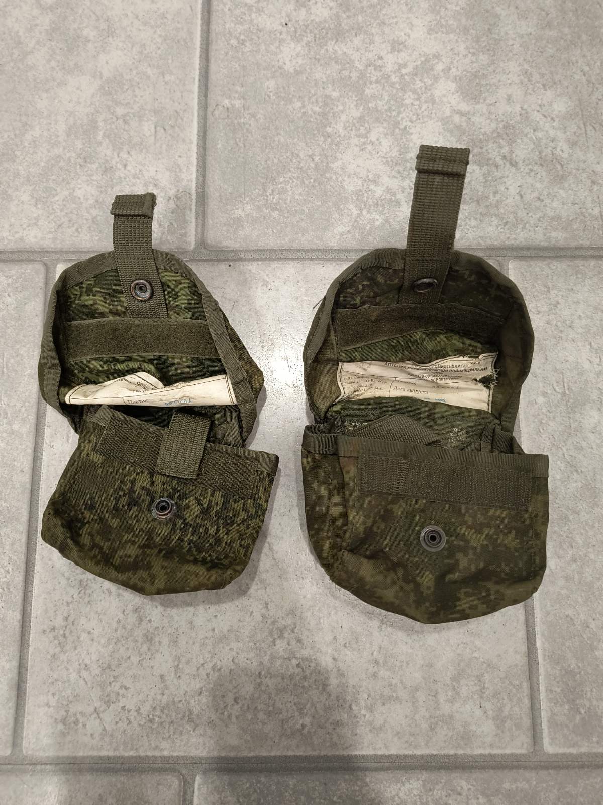 Trophy russian army first aid pouch. PRICE FOR ONE - Ukrainian War Trophies