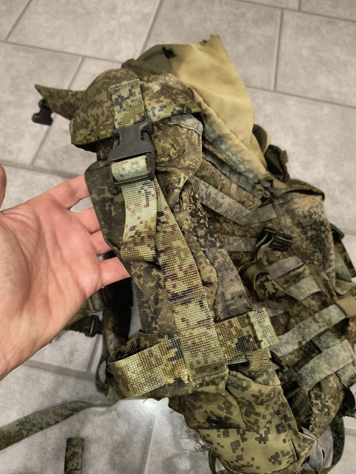 Trophy russian army Patrol backpack. Good condition. - Ukrainian War ...