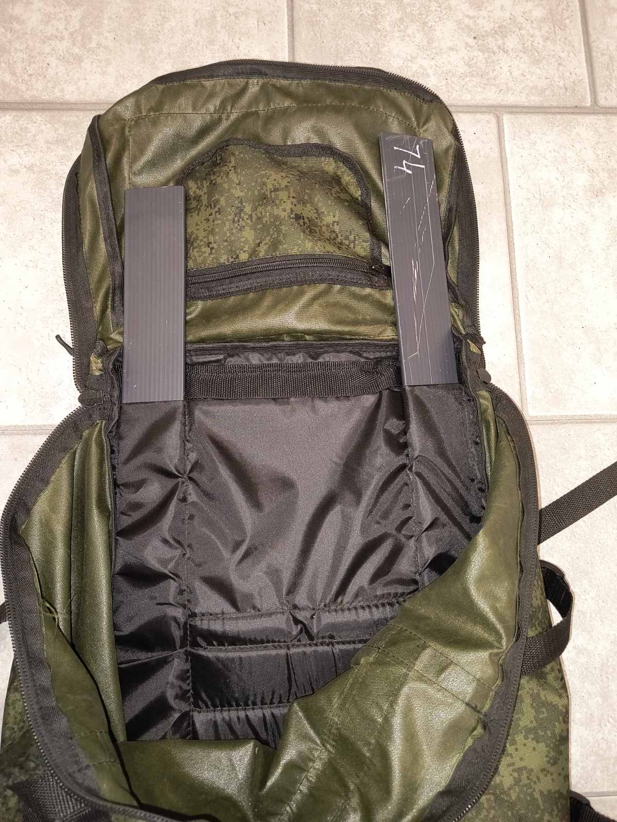 Trophy Huge russian army backpack in “Pixel” (130 liters). (from Kursk ...