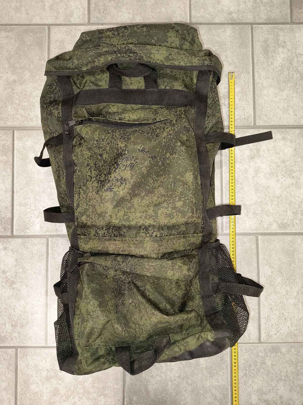 Trophy Huge russian army backpack in “Pixel” (130 liters). (from Kursk ...