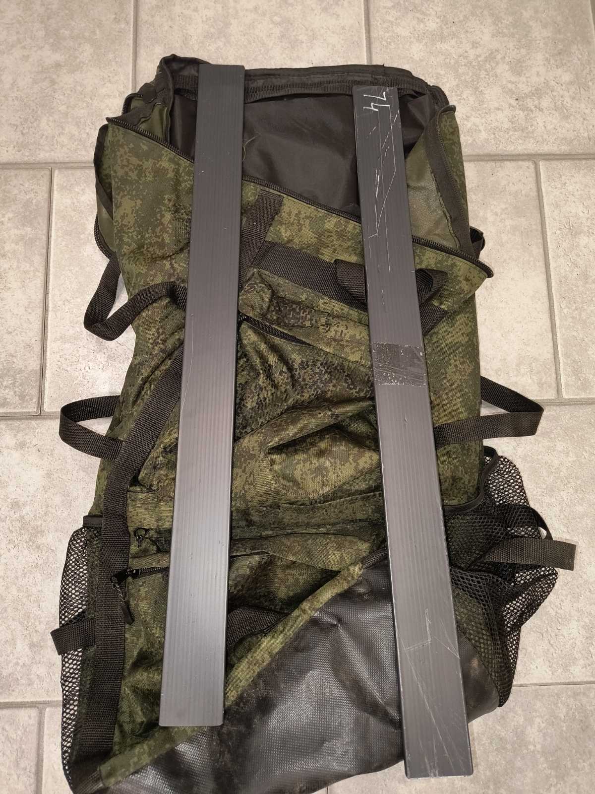 Trophy Huge russian army backpack in “Pixel” (130 liters). (from Kursk ...