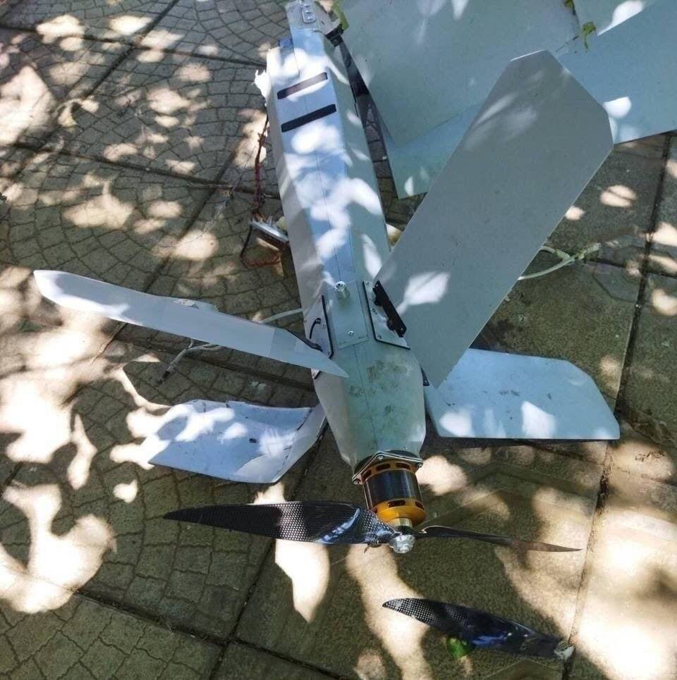 Wing of russian Lancet-3 drone (rare condition). - Ukrainian War Trophies