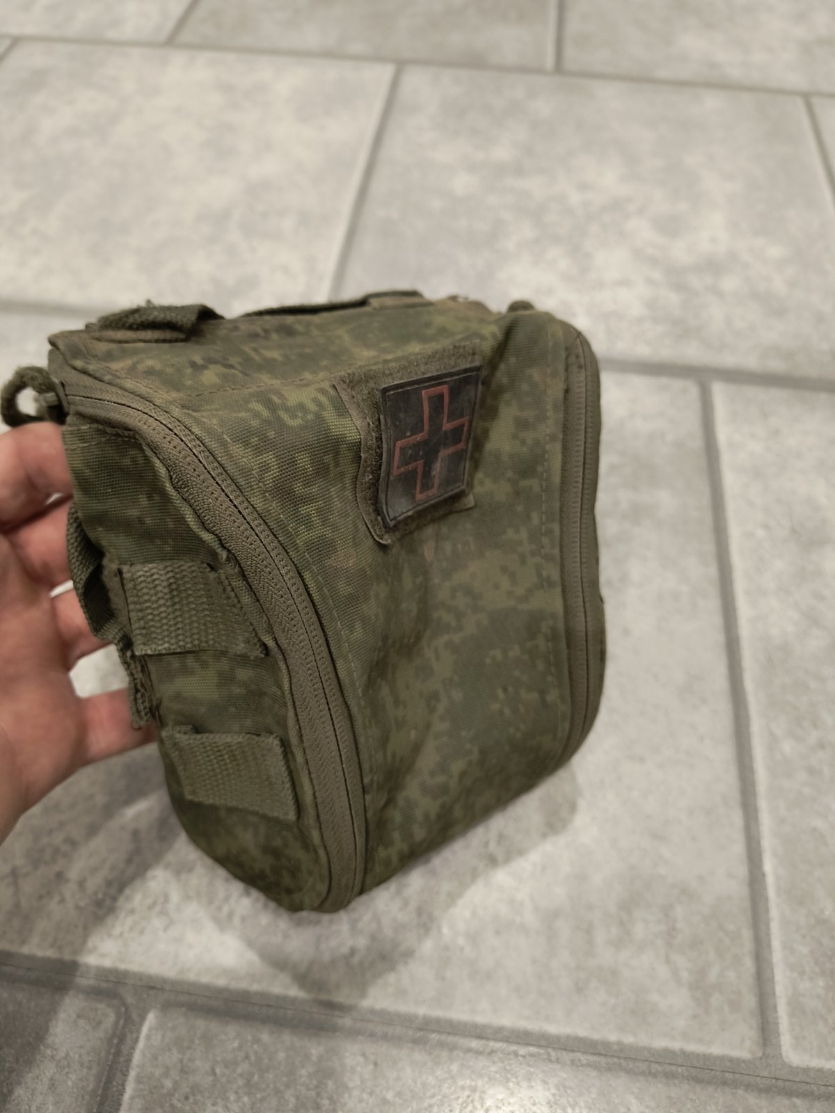 Trophy russian army Ratnik military first aid pouch with patch (Kursk ...