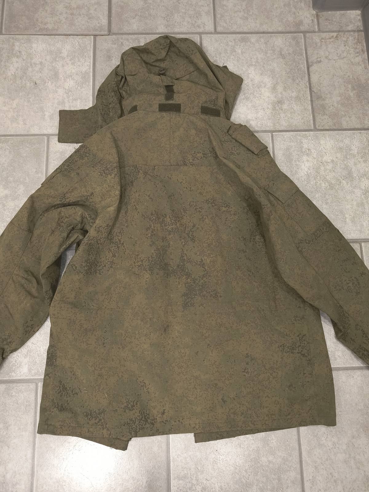Trophy russian army uniform coat with shoulder straps and call sign ...