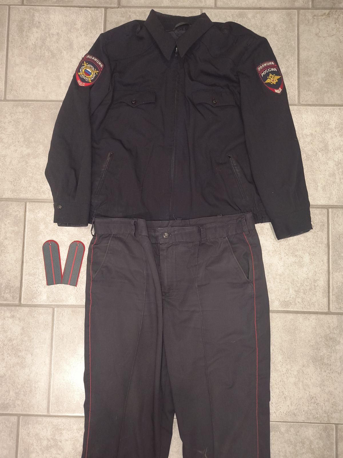 Trophy russian Police uniform set with patches. Size 58-4 - Ukrainian ...