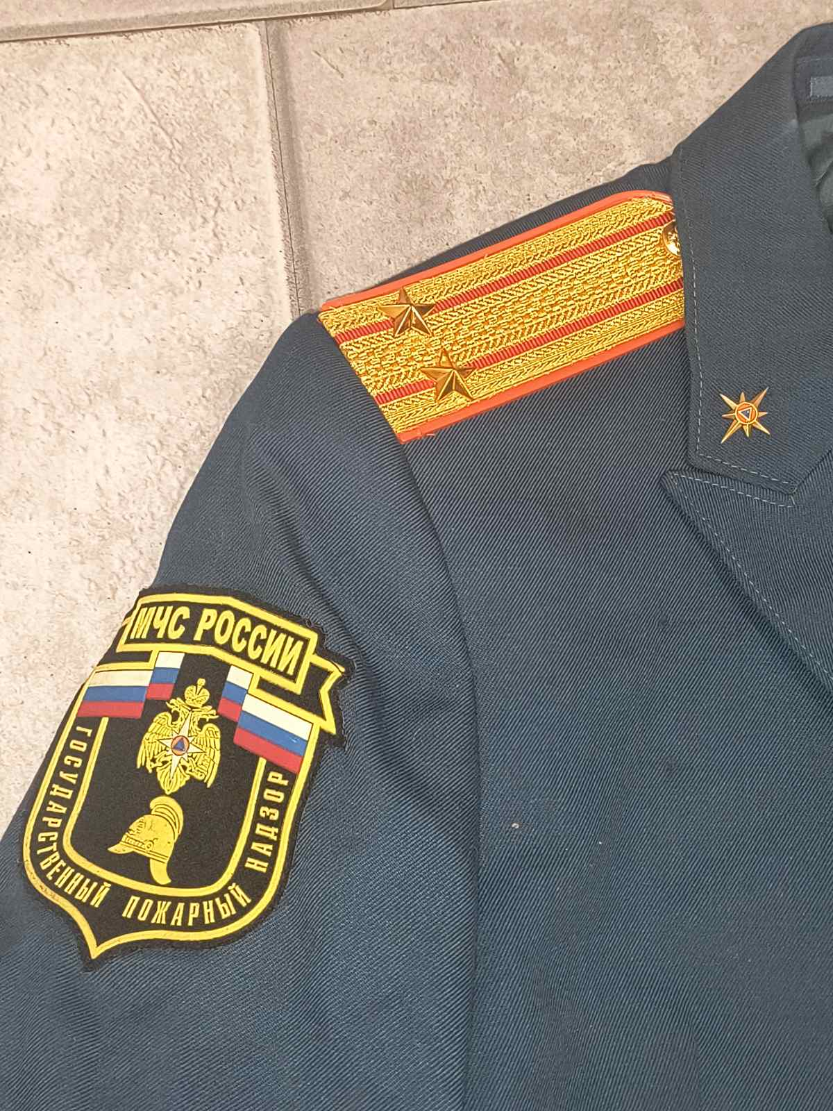 Trophy russian Officer’s uniform of a lieutenant colonel with patches ...
