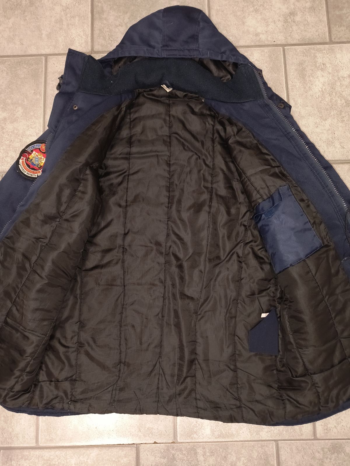 Trophy russian Fire service uniform winter jacket with patches #2. Very ...