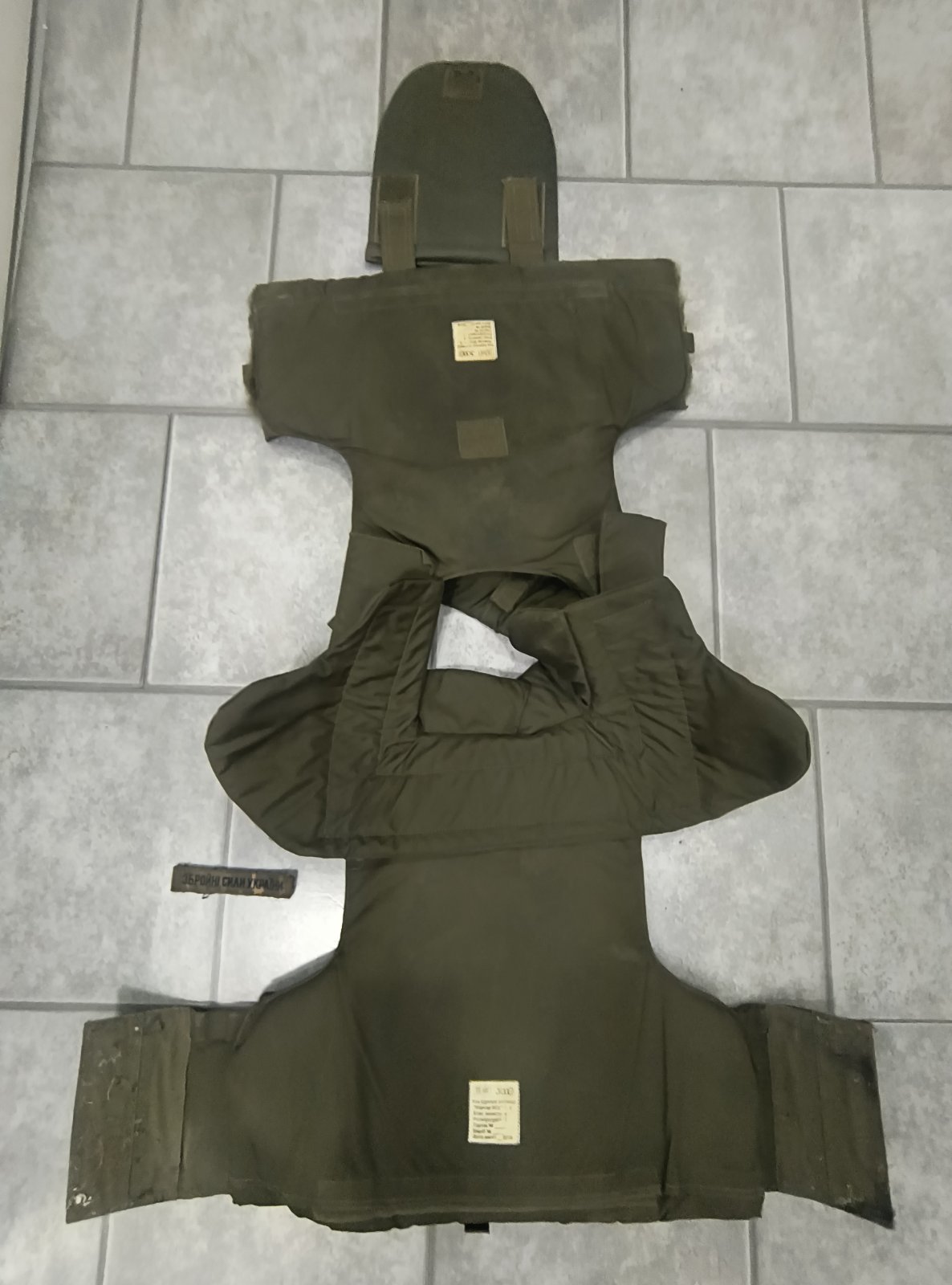 UKRAINIAN Bulletproof Vest “Korsar-M3c” with full set of soft armor and ...