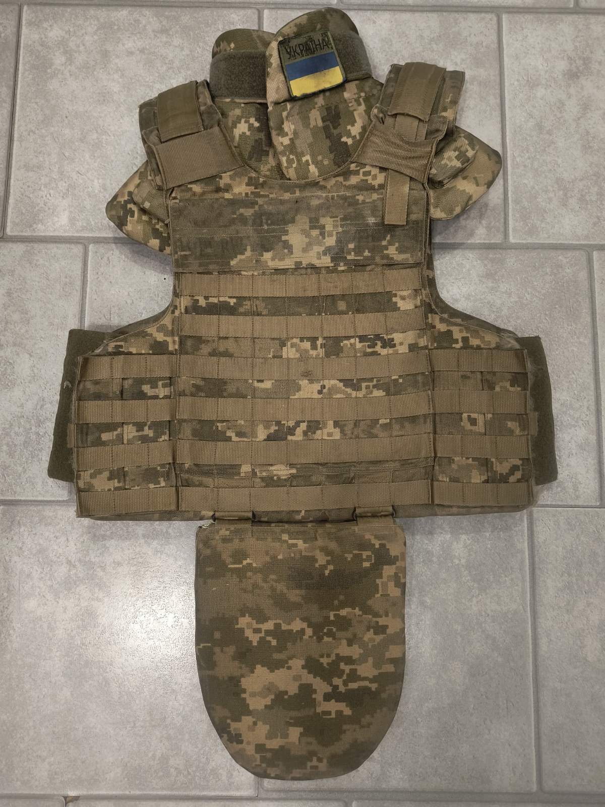 UKRAINIAN Bulletproof Vest “Korsar-M3c” with full set of soft armor ...