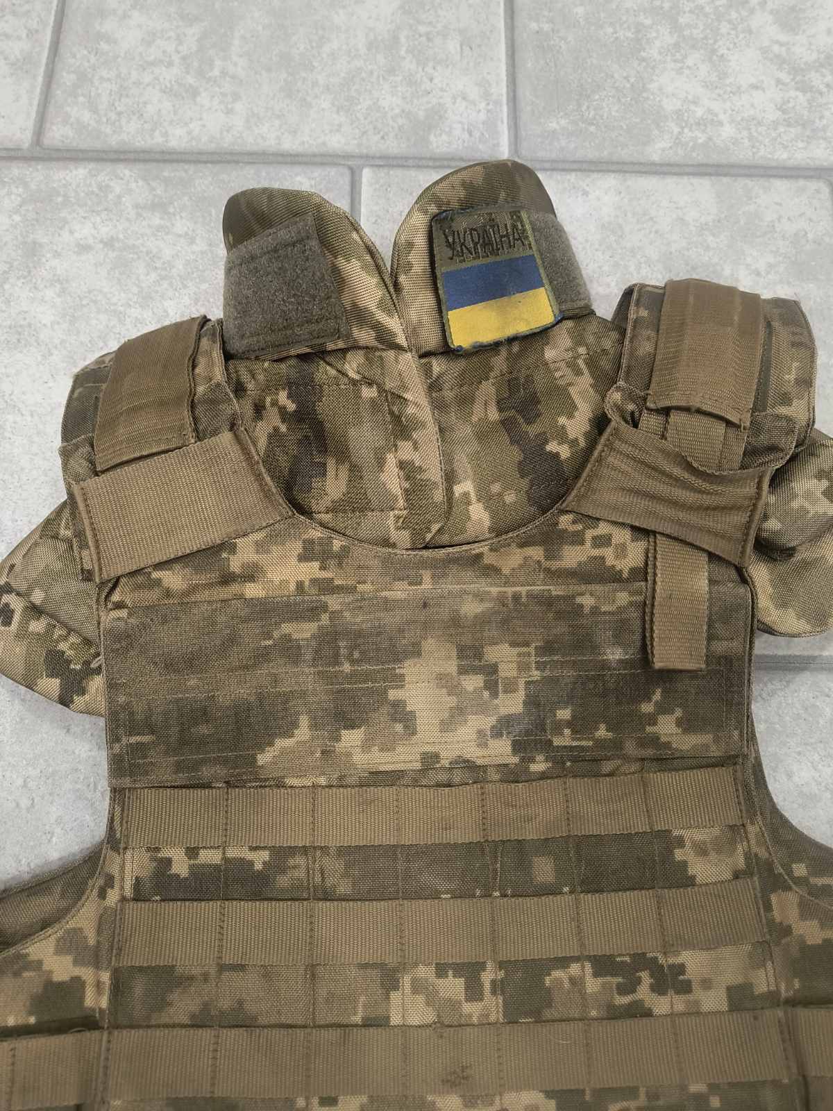 UKRAINIAN Bulletproof Vest “Korsar-M3c” with full set of soft armor ...