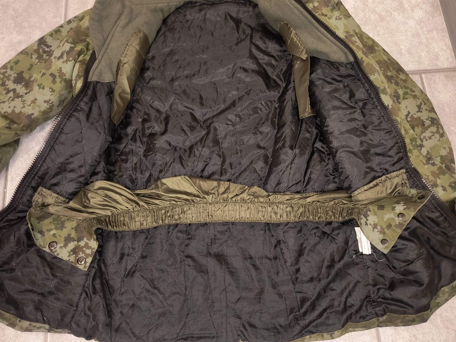 Trophy russian army warm wind and water repellent FSB uniform jacket ...