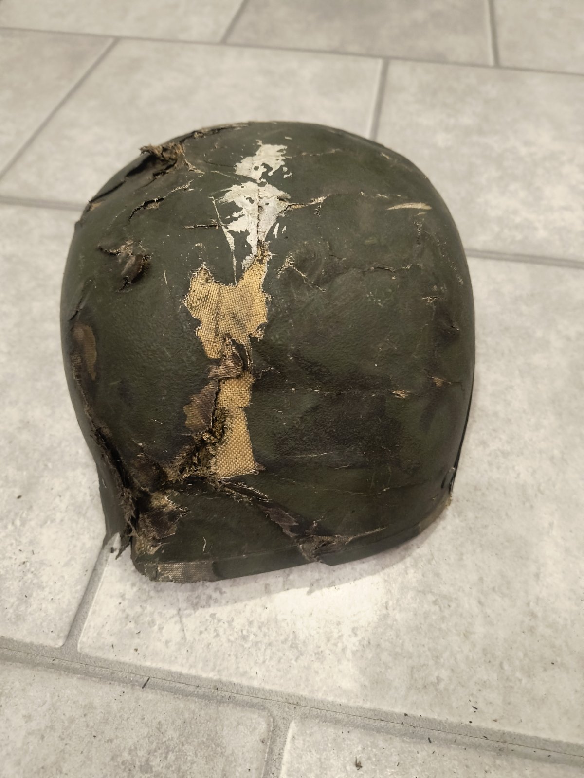 Trophy russian army 6B48 helmet from Chasiv Yar #2 - Ukrainian War Trophies