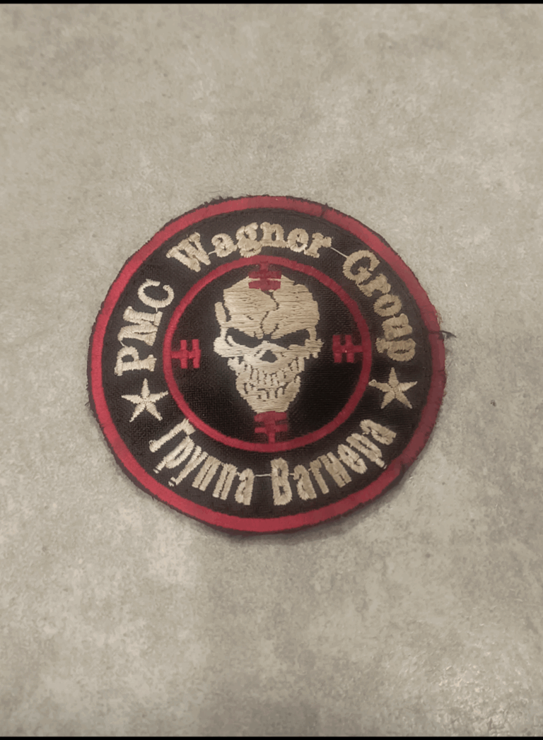 Trophy PMC Wagner Chevron Patch. - Ukrainian War Trophies