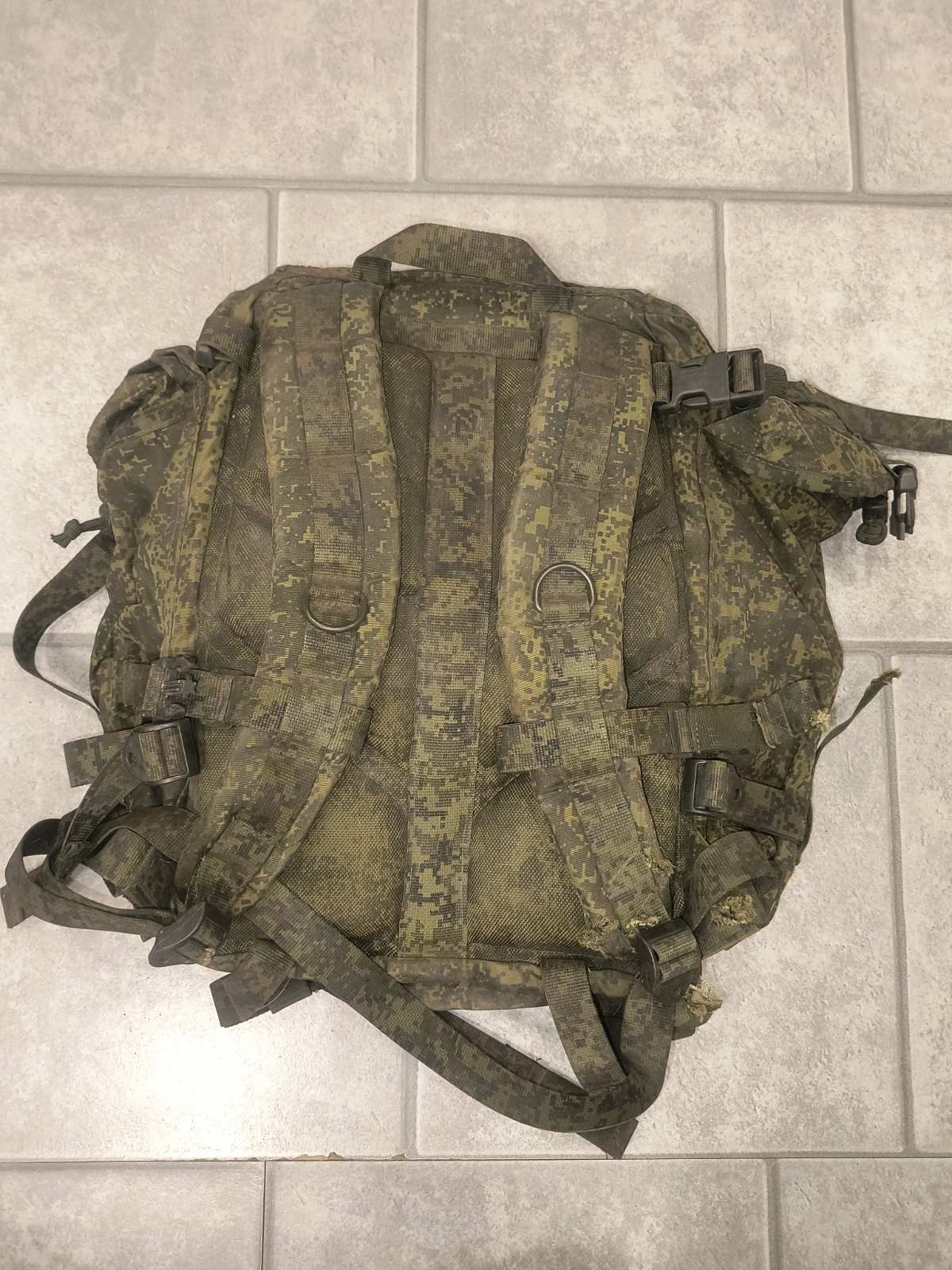Trophy russian army Ratnik Patrol backpack from battlefield with label ...