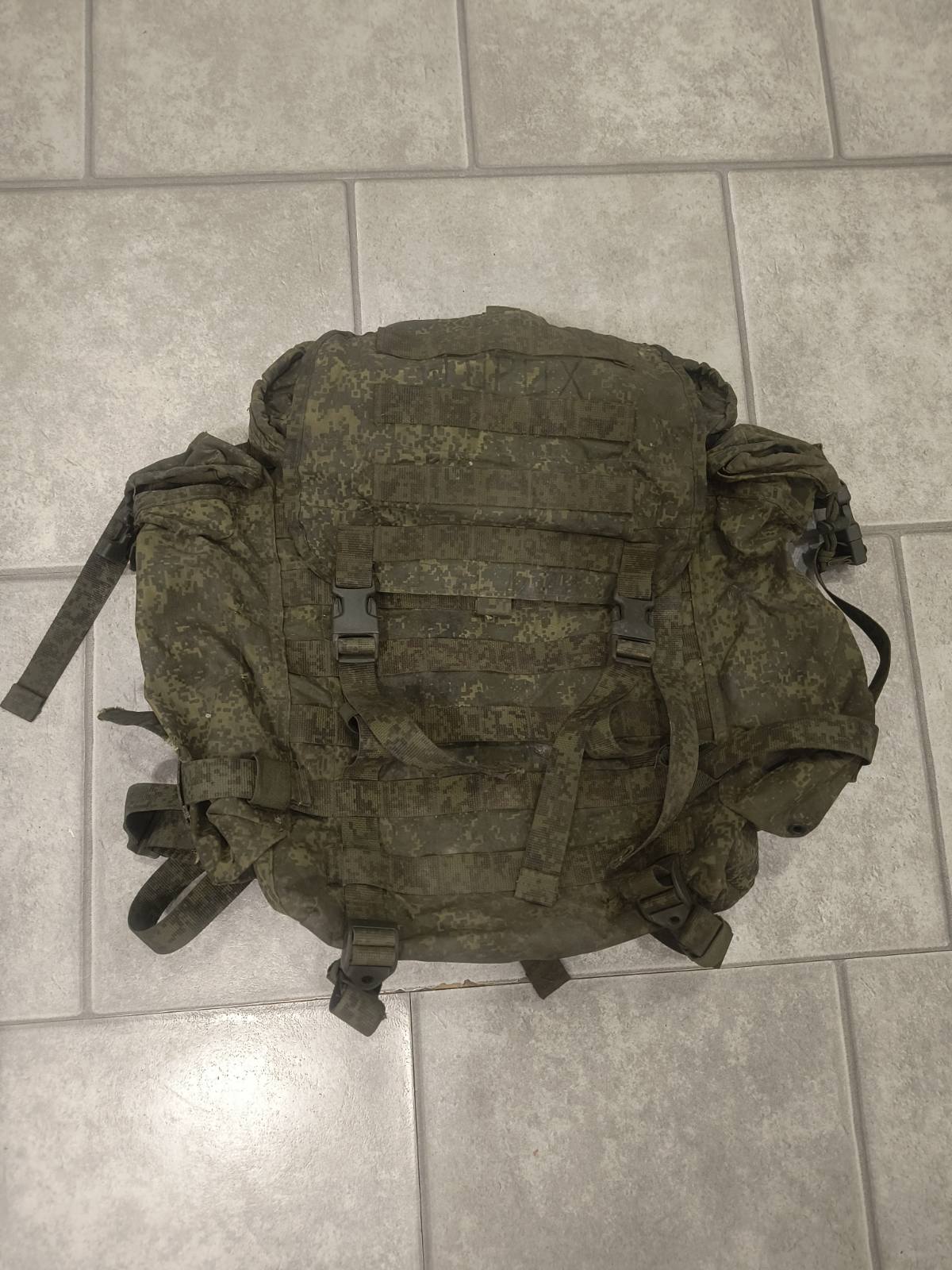 Trophy russian army Ratnik Patrol backpack from battlefield with label ...