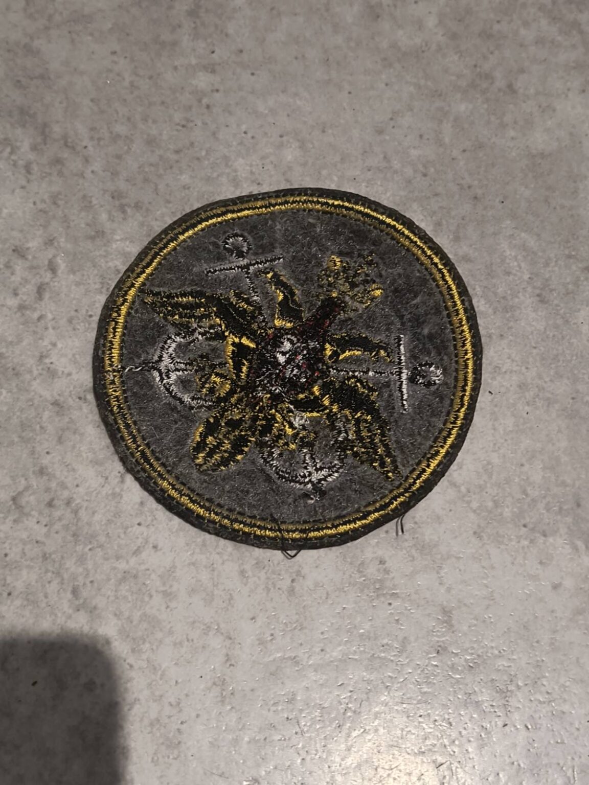 Trophy russian army marine Chevron Patch - Ukrainian War Trophies