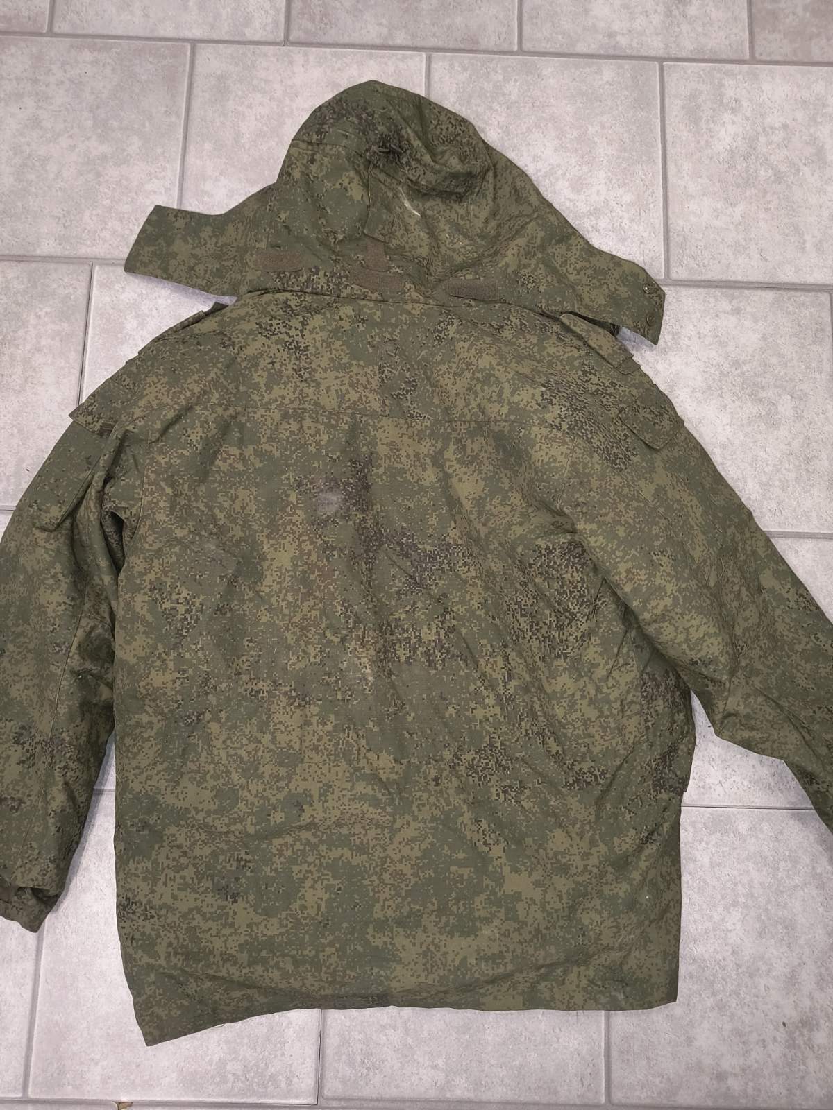 Trophy russian army winter uniform jacket with removable lining. Size ...